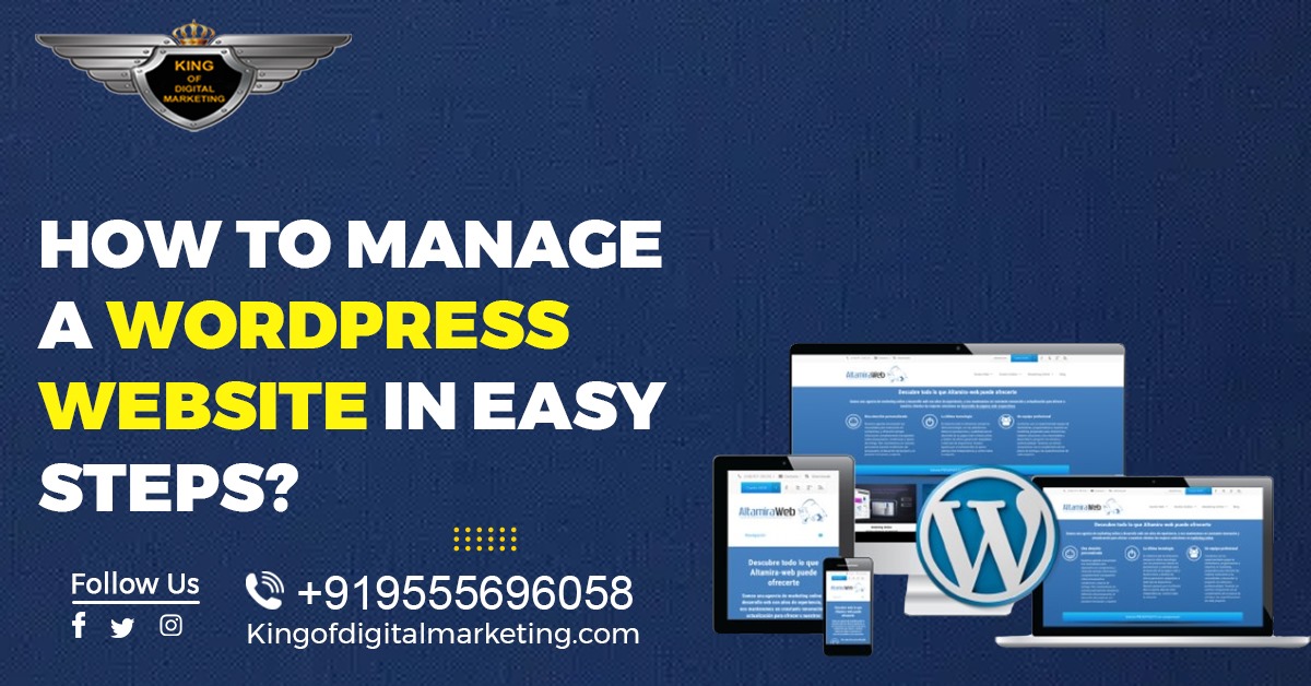 How to manage a WordPress website in easy steps?