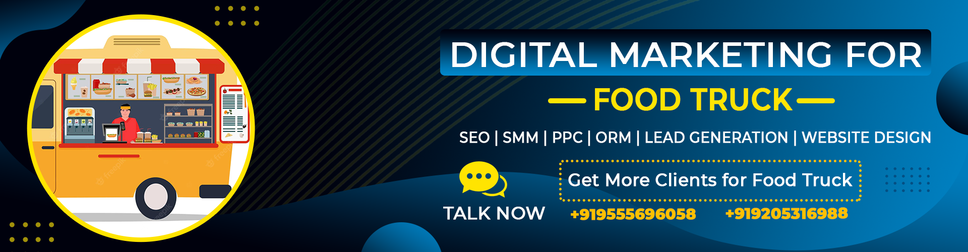 Digital Marketing for Food Truck,SEO,Social Media,PPC