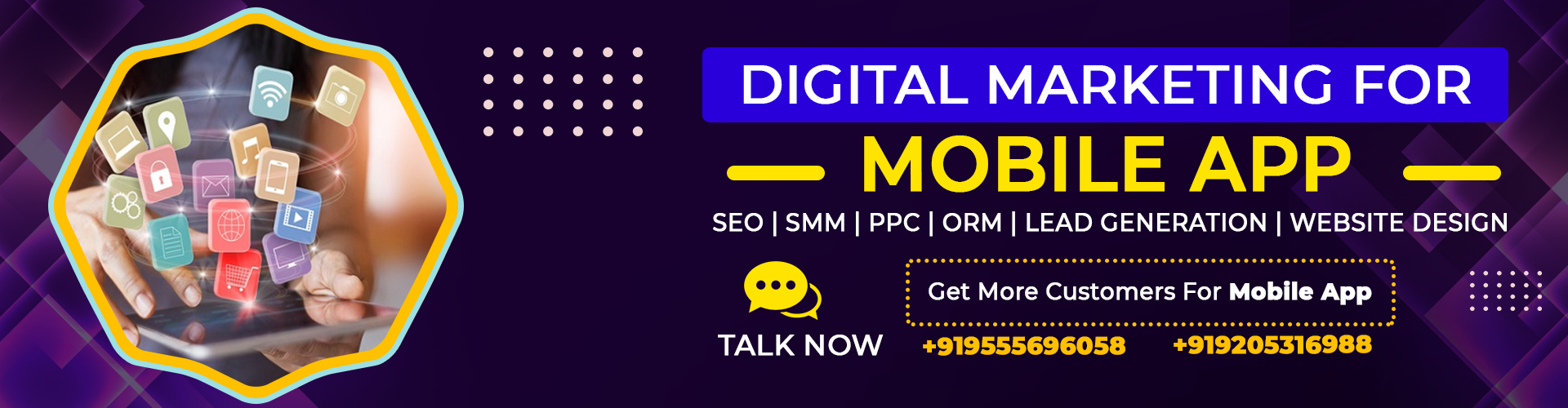 Digital Marketing for Mobile App , SEO, Social Media, PPC