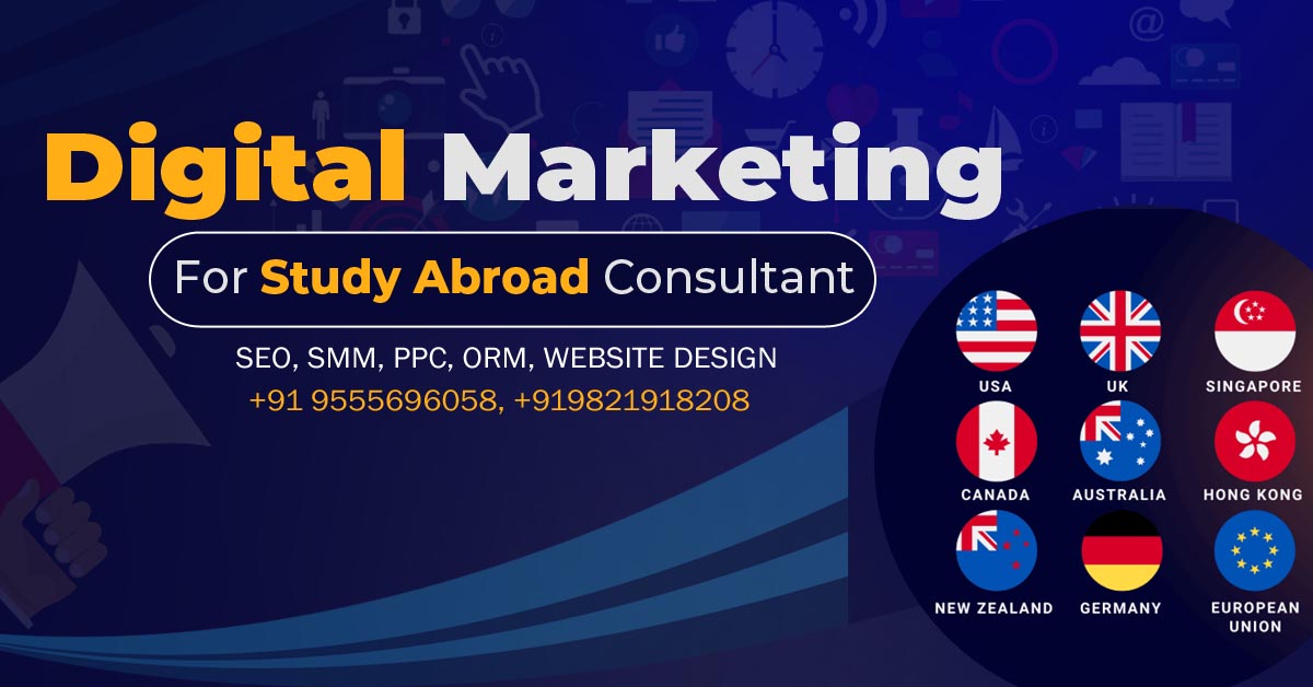 Digital Marketing for Overseas Education,SEO,Social Media,PPC for Study ...