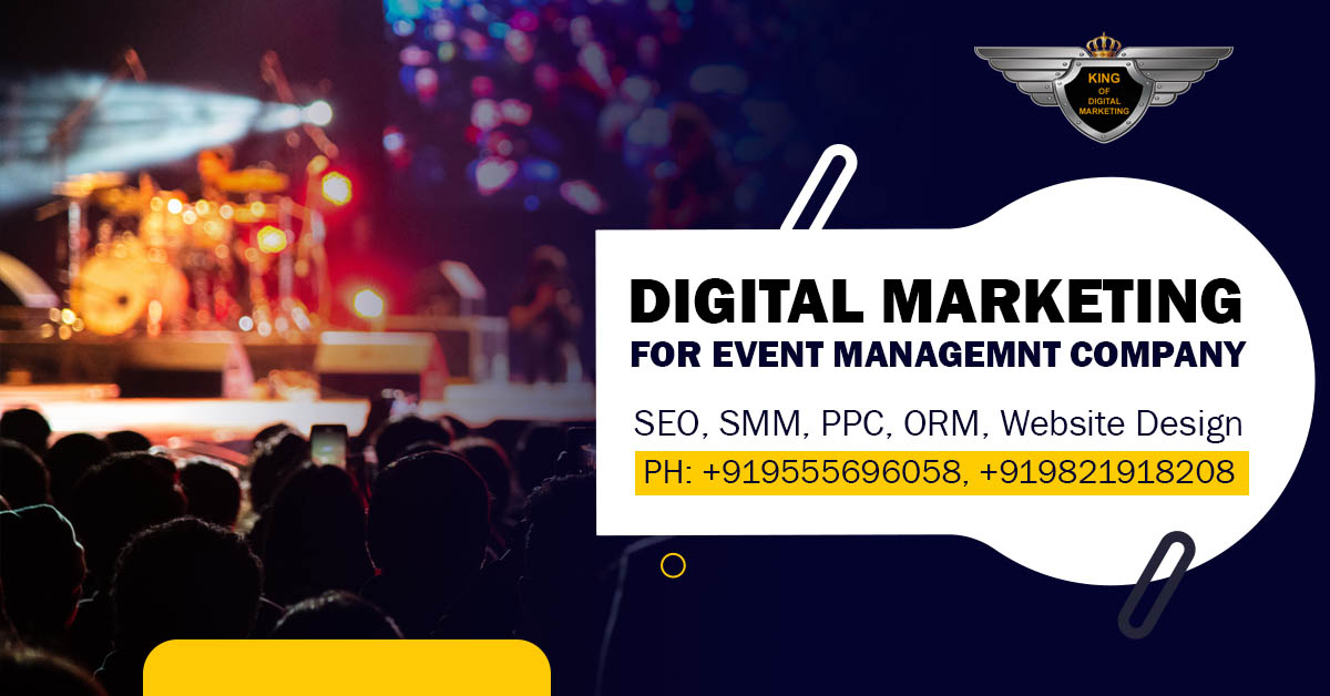 Digital Marketing for Event Management Company, SEO, Social Media, PPC