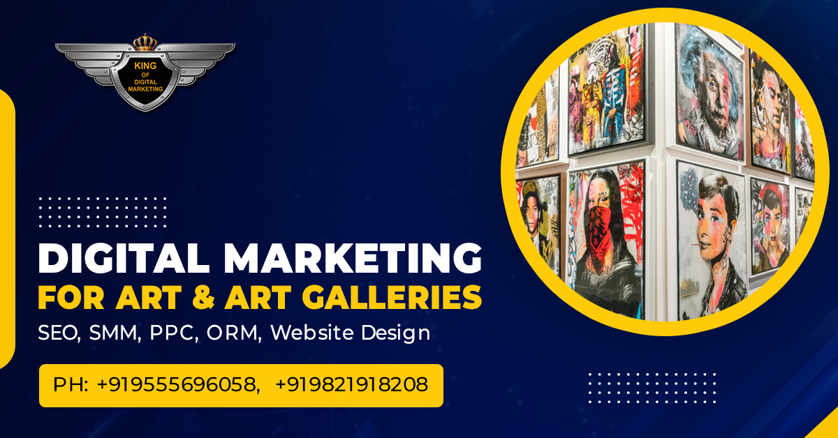 Digital Marketing for Art/Art Galleries, SEO, Social Media, PPC