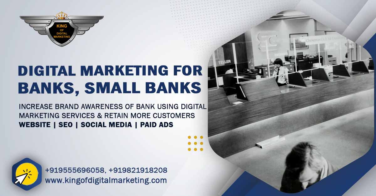 Digital Marketing for Bank,SEO,Social Media,PPC
