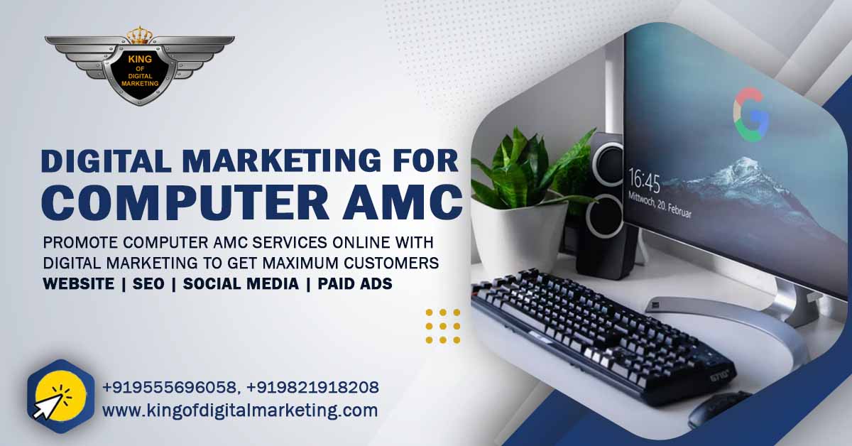Digital Marketing for Computer AMC Services,SEO,Social Media,PPC