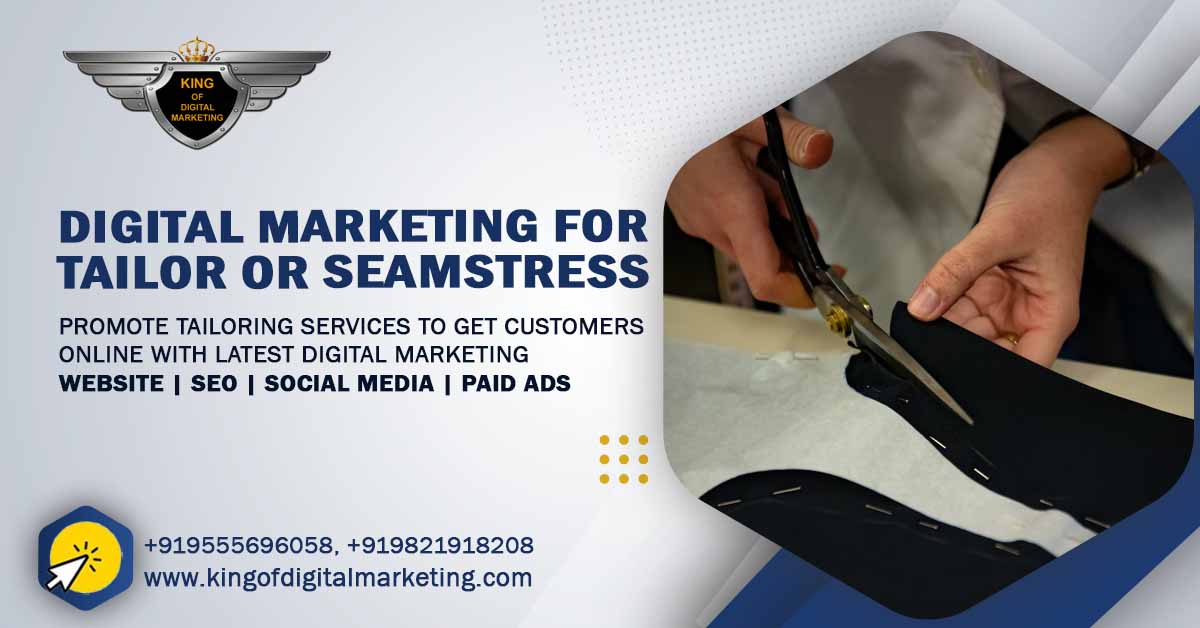 Digital Marketing for Tailor or Seamstress,SEO,Social Media,PPC